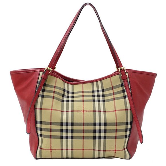 Burberry | Bags | Burberry Burberry Bag Ladys Tote Shoulder Canvas ...